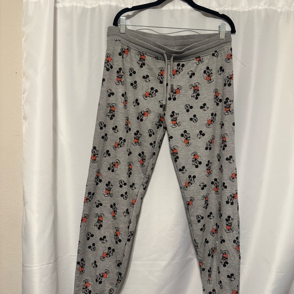 Disney | Pants & Jumpsuits | Disney Gray Sweatpants With Mickey Mouse ...